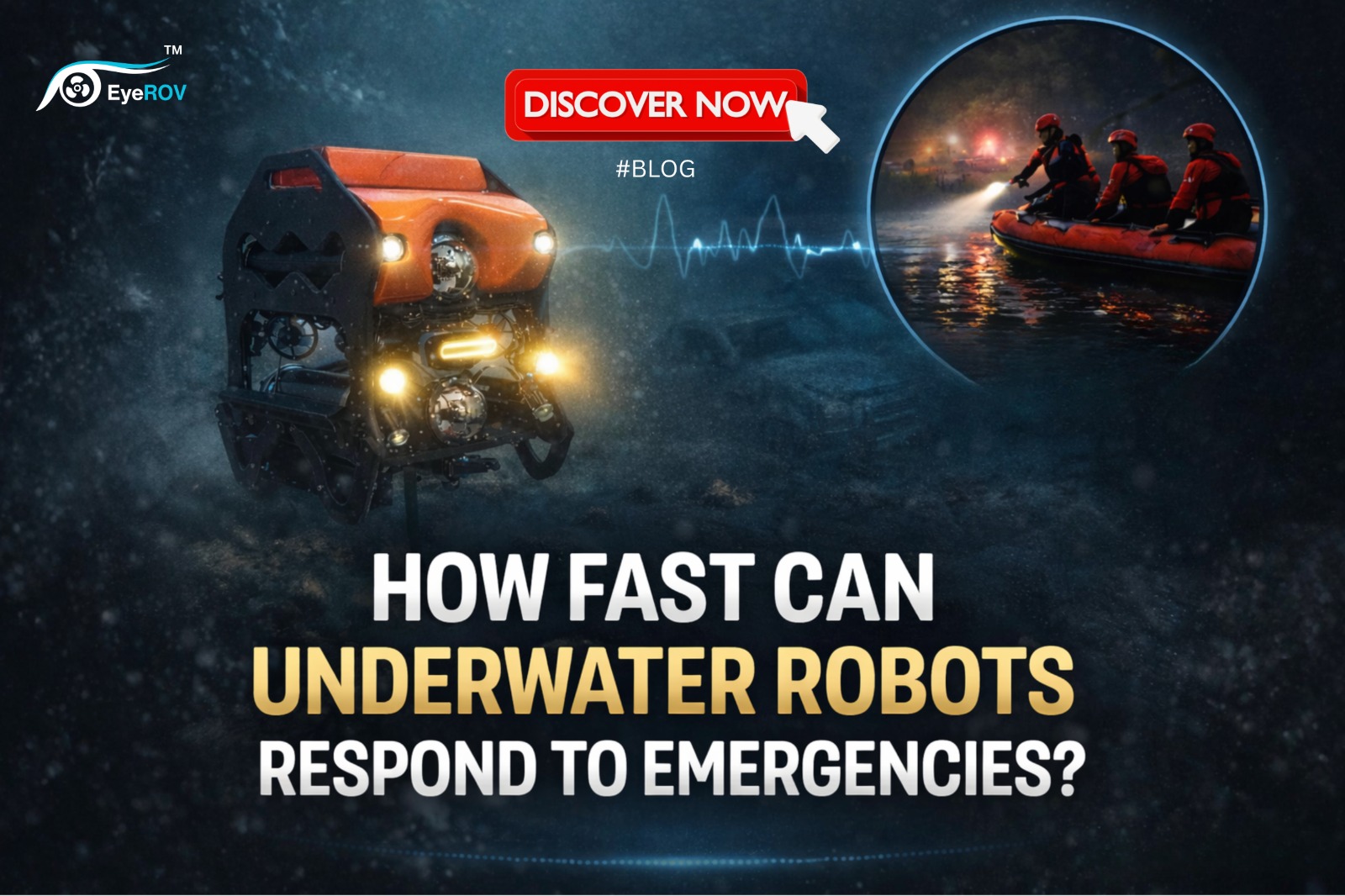 How Fast Can Underwater Robots Respond to Emergency Calls?